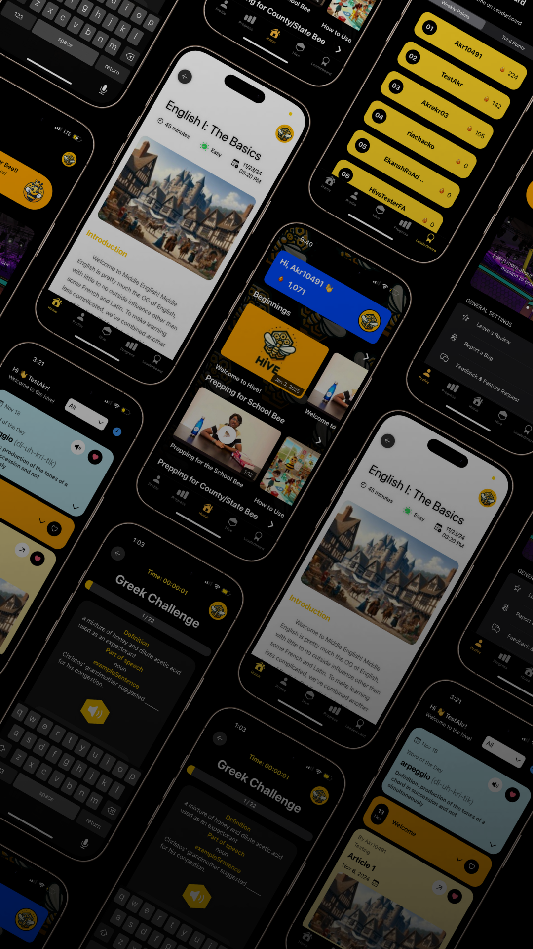 Hive - Spelling Bee Prep App