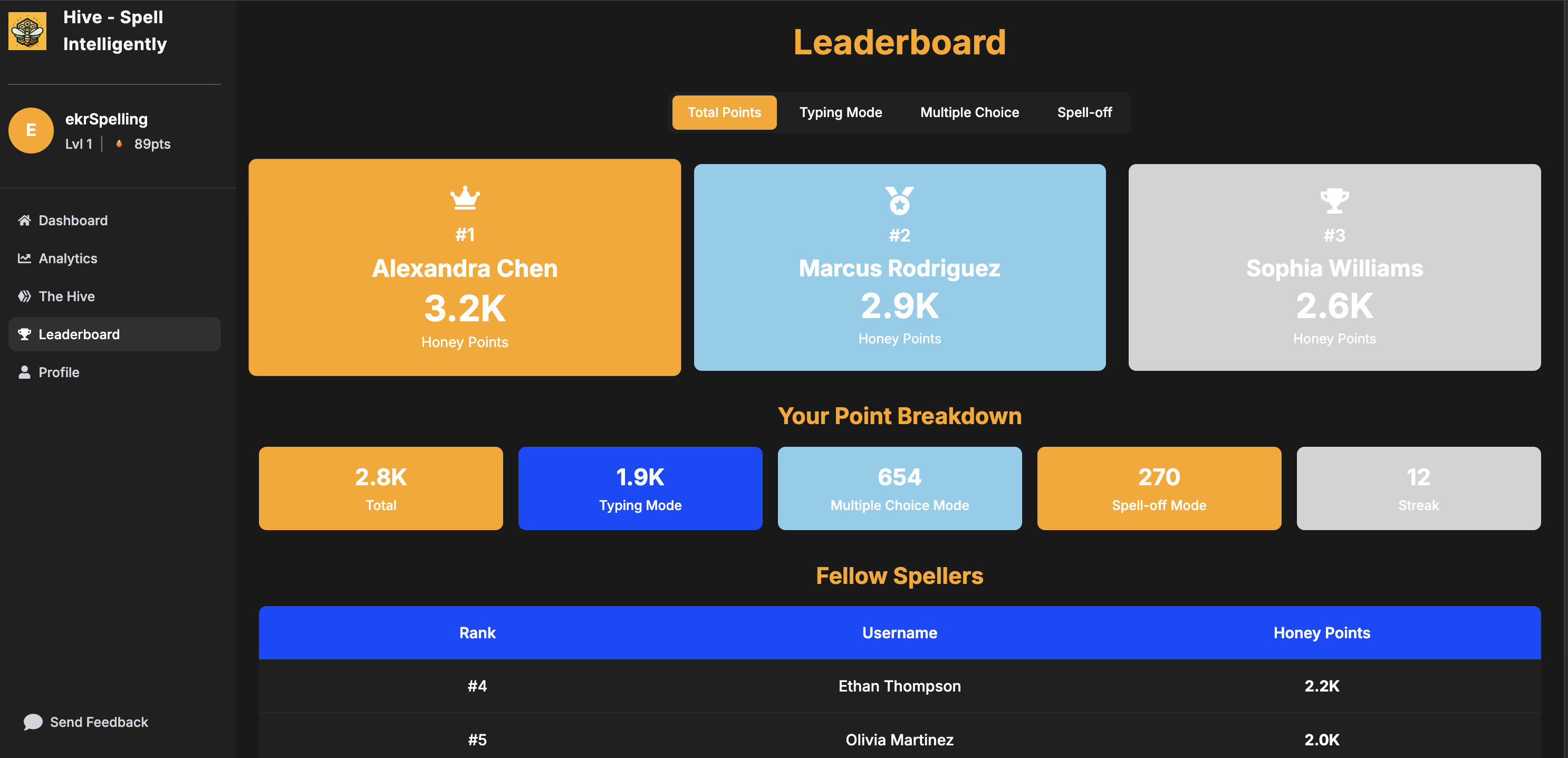 Hive - Spelling Bee Prep App